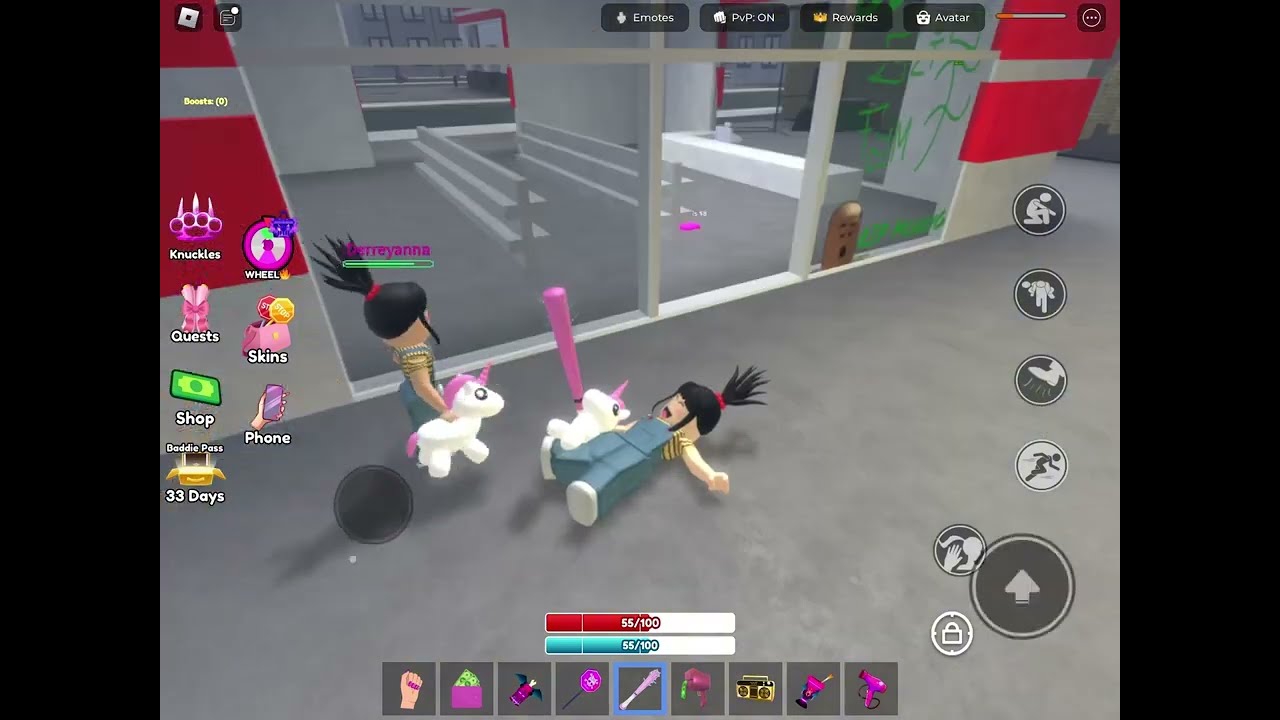 Playing baddies using only hands😭😭😭 | Roblox Baddies VERY chaotic - YouTube