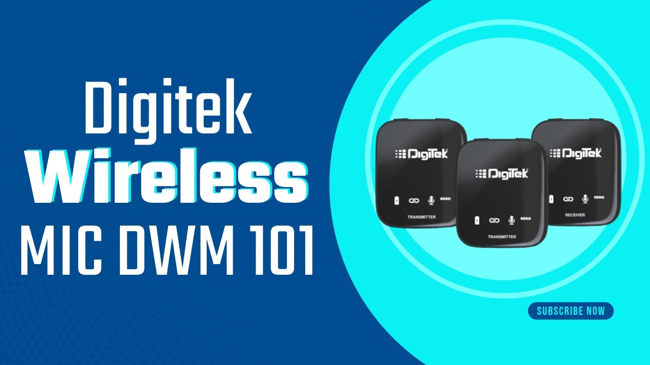 DIGITEK WIRELESS MICRPHONE SYSTEM DWM 101 #review #bluetooth - YouTube