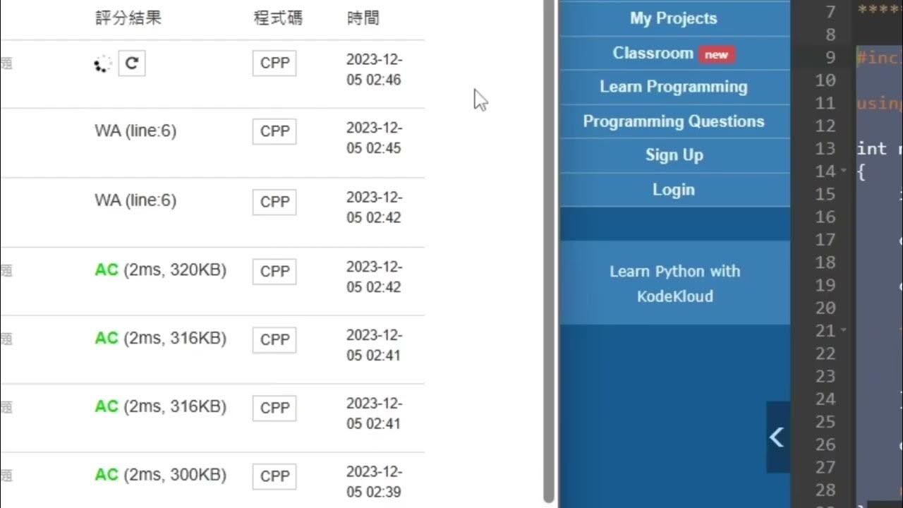ZeroJudge 高中生程式解題系統 b294. 經濟大恐慌 - YouTube