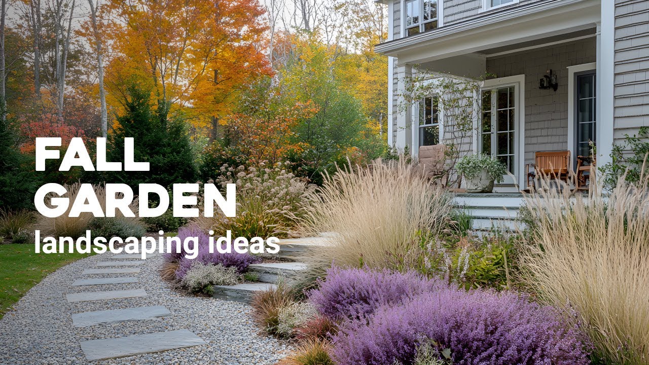 Landscaping Ideas for Fall: Cozy Autumn Garden Design - YouTube