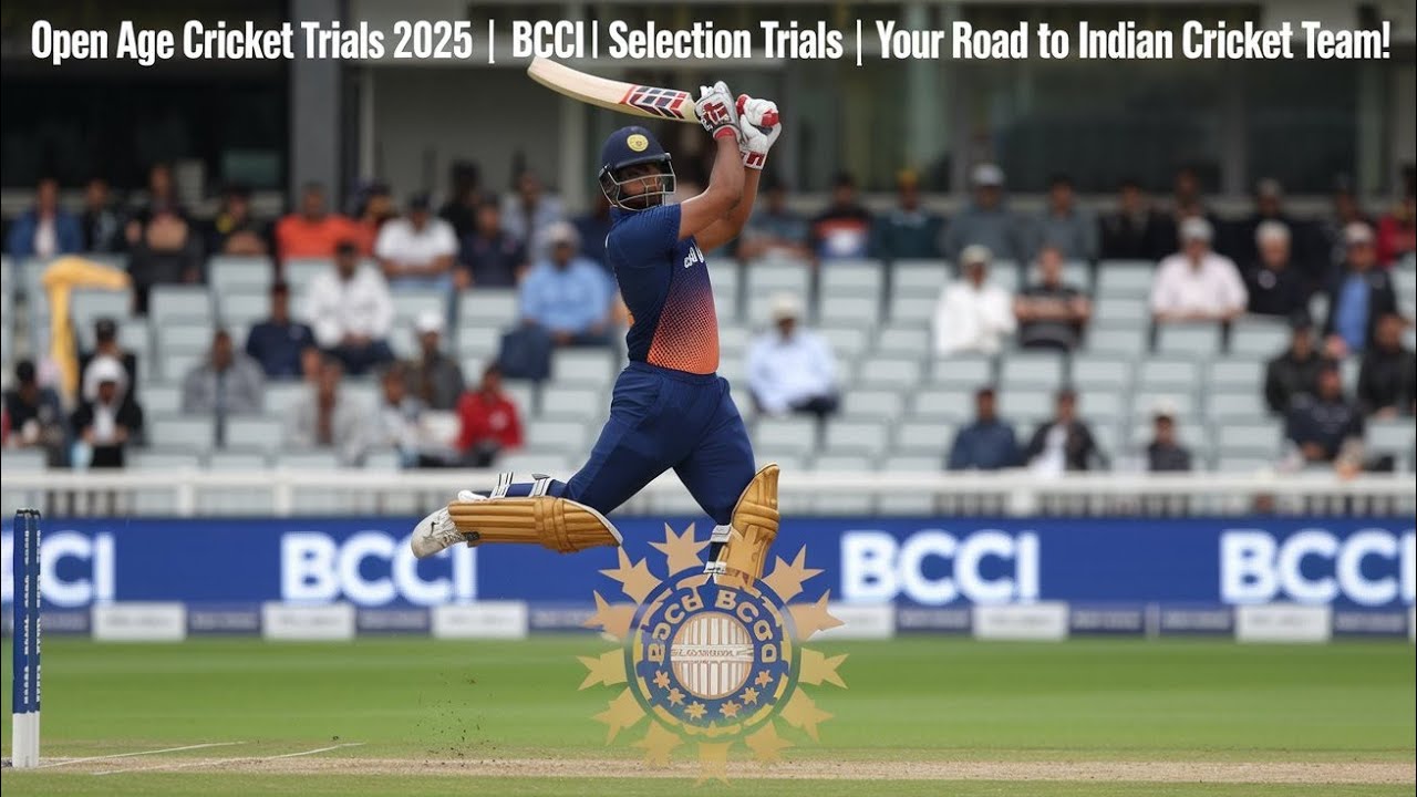 Open Age Cricket Trials 2025 | BCCI Selection Trials | Your Road to ...