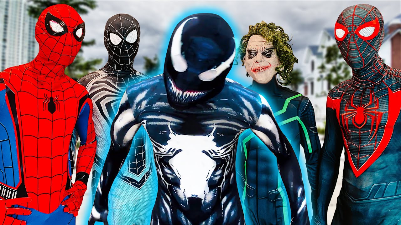 TEAM SPIDER-MAN vs VENOM || LIVE ACTION STORY 6 - HOMIC - YouTube