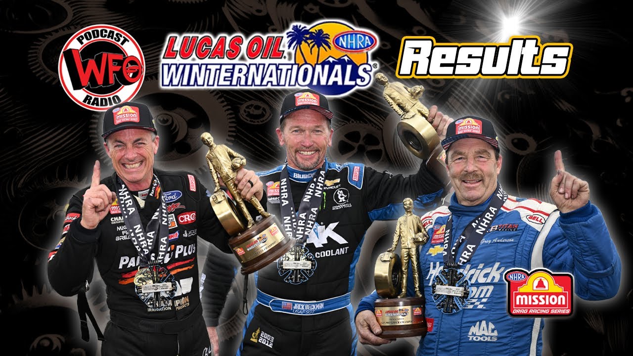 NHRA Lucas Oil Winternationals Winners Jack Beckman and Greg Anderson ...