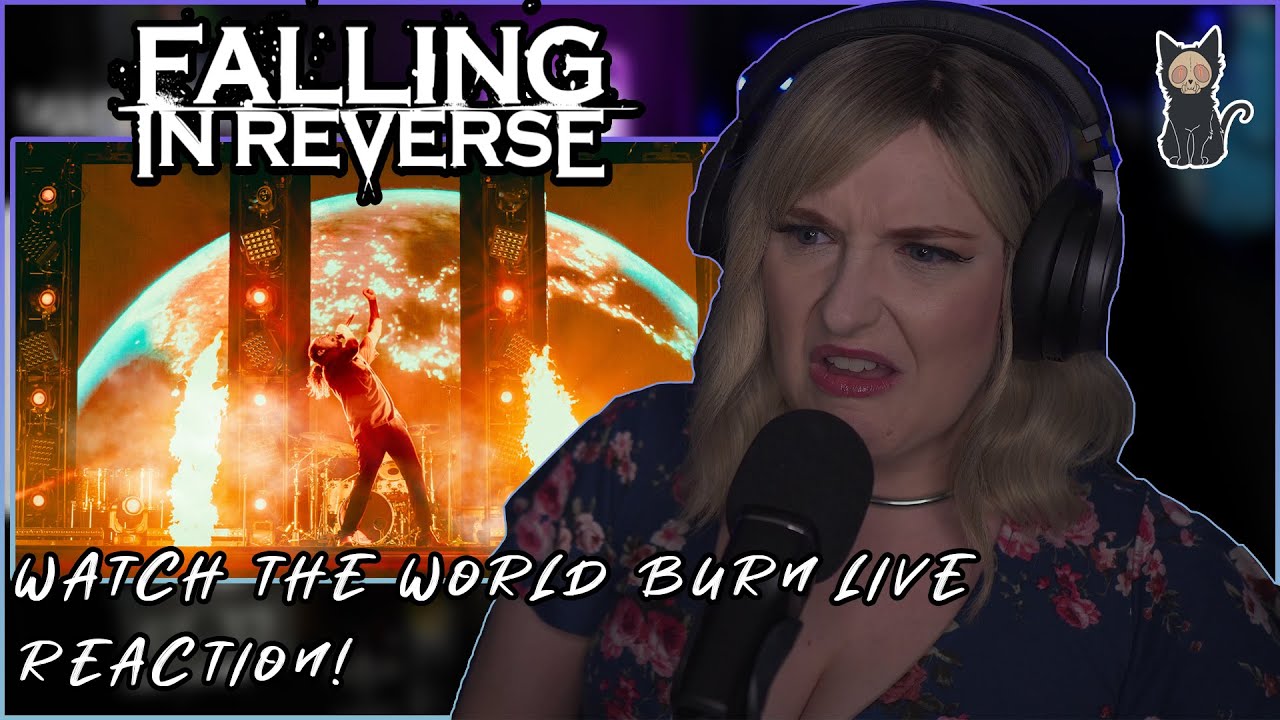 FALLING IN REVERSE - Watch The World Burn Live | REACTION - YouTube