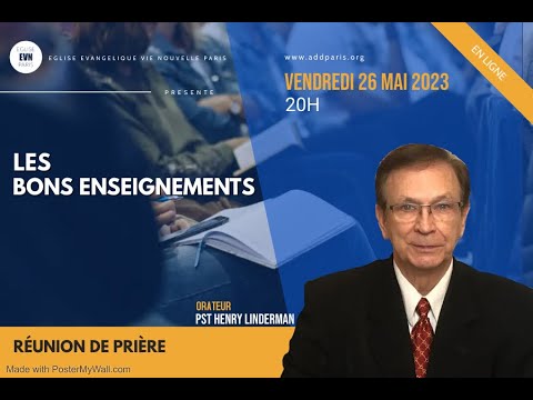 Les bons enseignements - Pasteur Henry LINDERMAN - YouTube