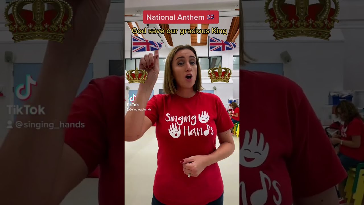 Makaton - NATIONAL ANTHEM (UK) GOD SAVE THE KING - Singing Hands - YouTube