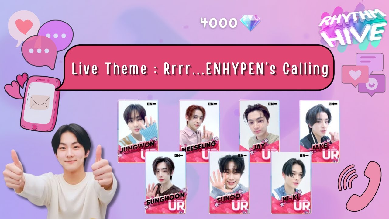 Rhythm Hive | "Live Theme: Rrrr... ENHYPEN's Calling" Card Draw - IS ...