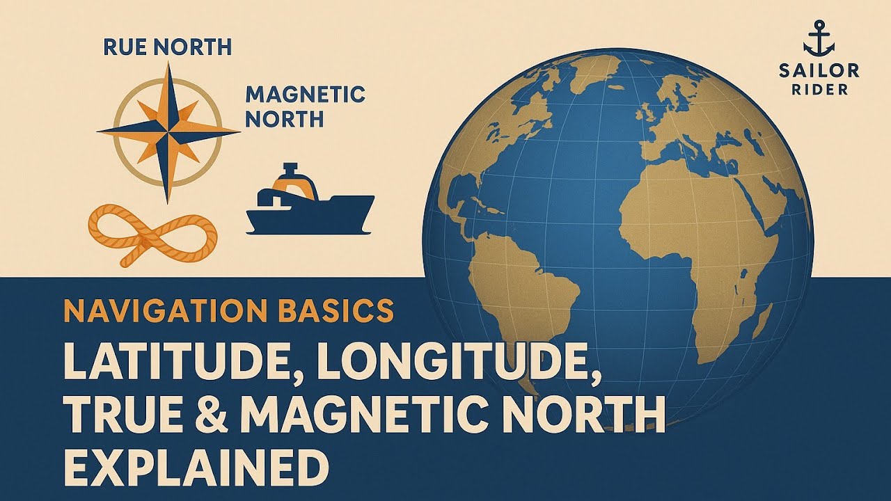 Navigation Basics — Latitude, Longitude, True & Magnetic North, Knots 🧭 ...