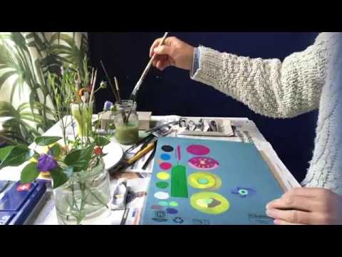 Gouache with Clare Mitten - YouTube