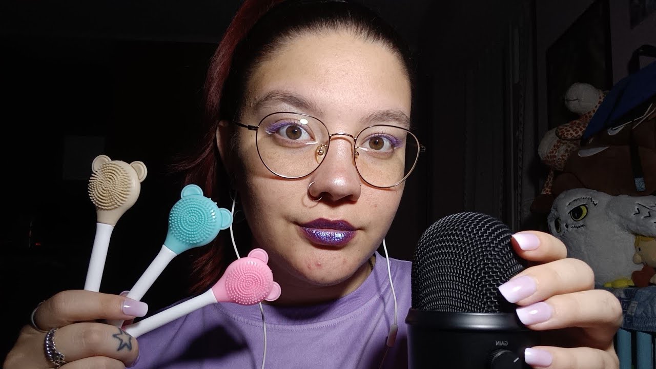 10 MINUTI DI PURO RELAX (MOUTH SOUNDS, TONGUE CLICKING, MIC SCRATCHING,VISUAL TRIGGERS)😴💜 | ASMR ...