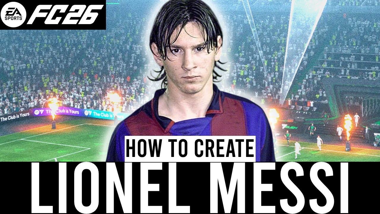 How to create Lionel Messi in EA SPORTS FC 26 (Face) - YouTube