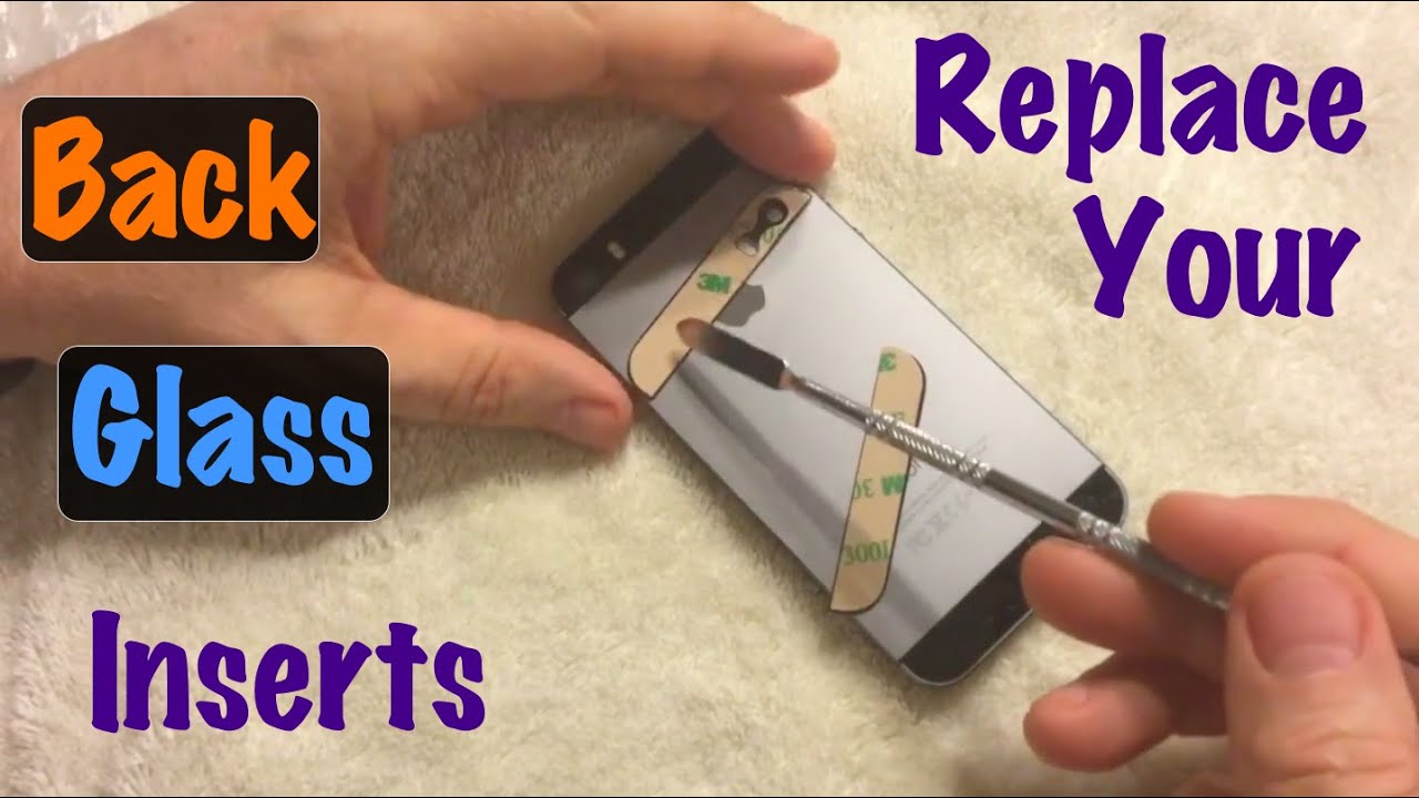 How to Repair: Apple iPhone 5S Rear Bottom Back Cracked Glass Cover ...