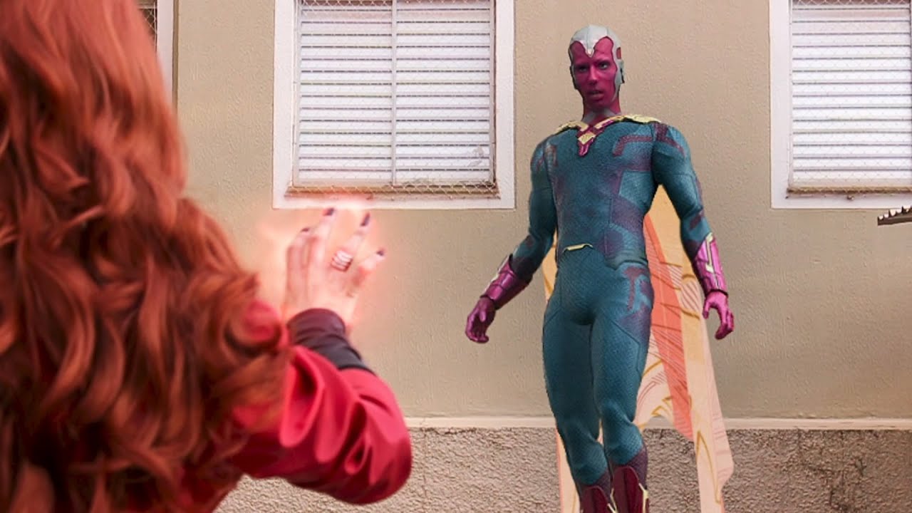 WANDA VS VISION FIGHT - YouTube