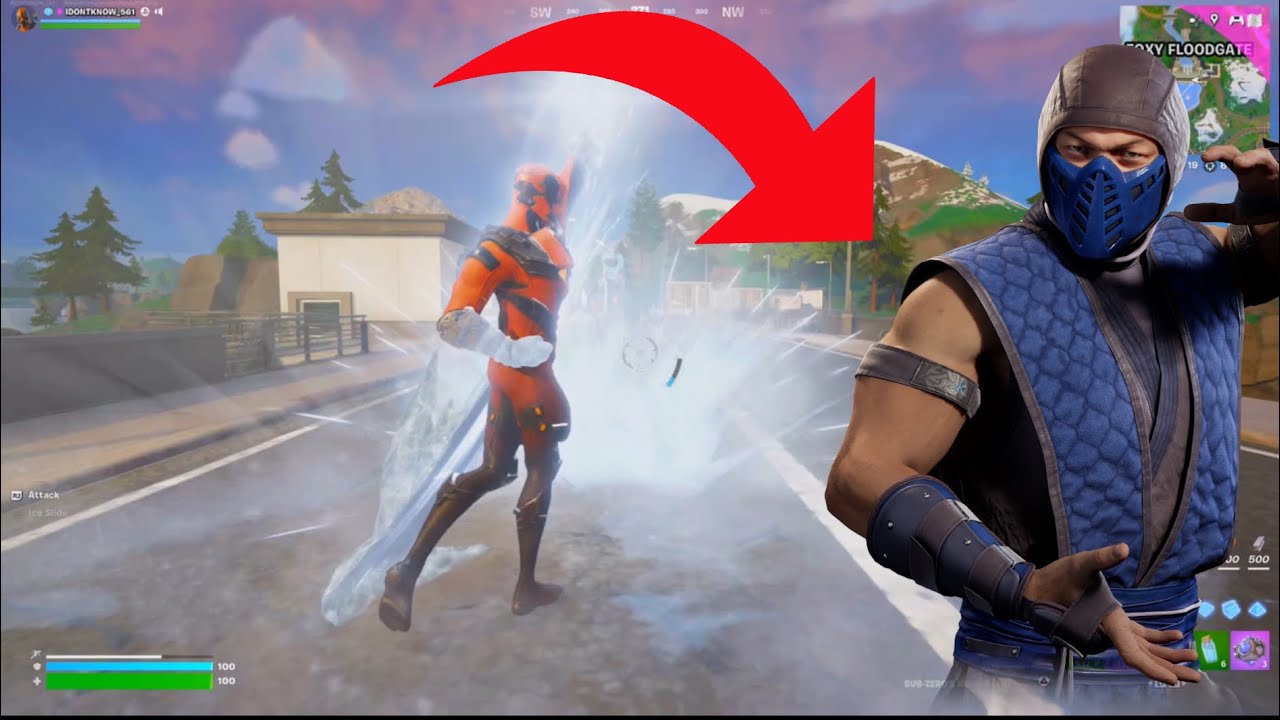 *NEW* Sub-zero Mythic in FORTNITE - YouTube