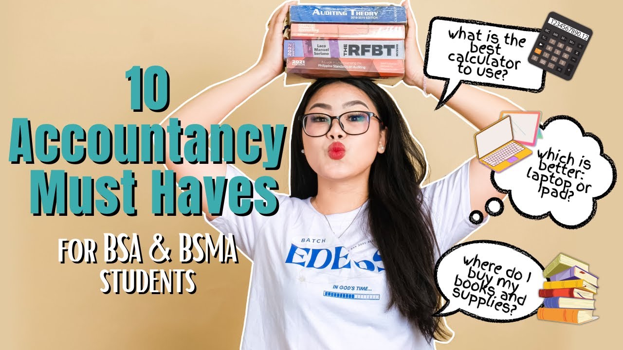 10 Essentials for Accountancy Students 📚 🏼 (must haves for study ...