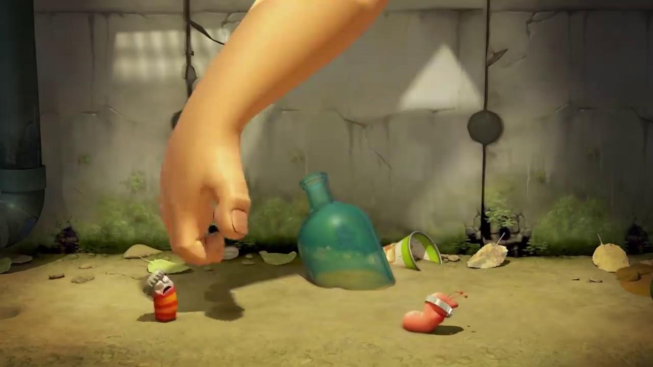 Larva Cartoon Hand - YouTube
