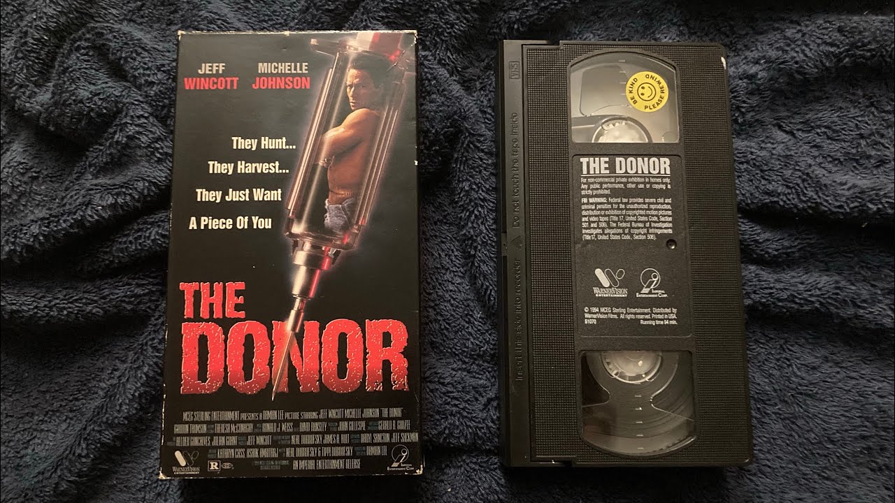 Opening To The Donor 1995 VHS - YouTube