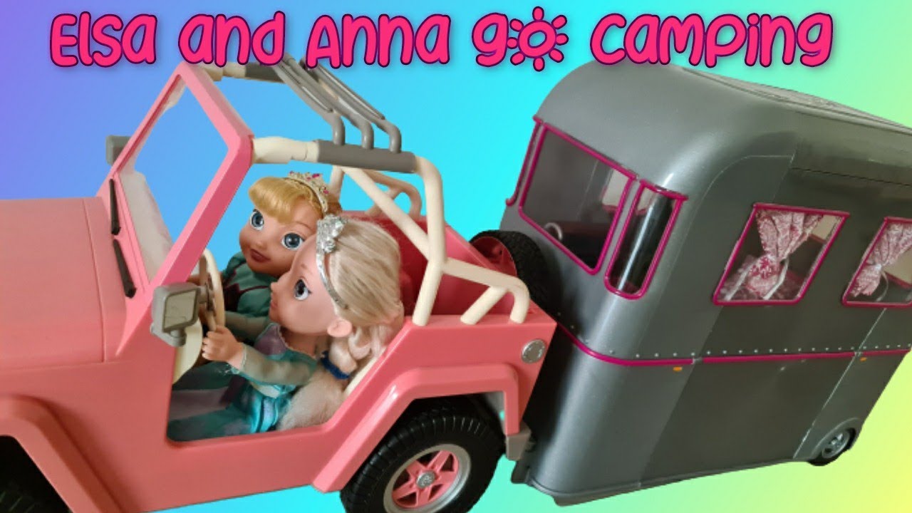 Elsa and Anna go Camping | fun stories for kids - YouTube
