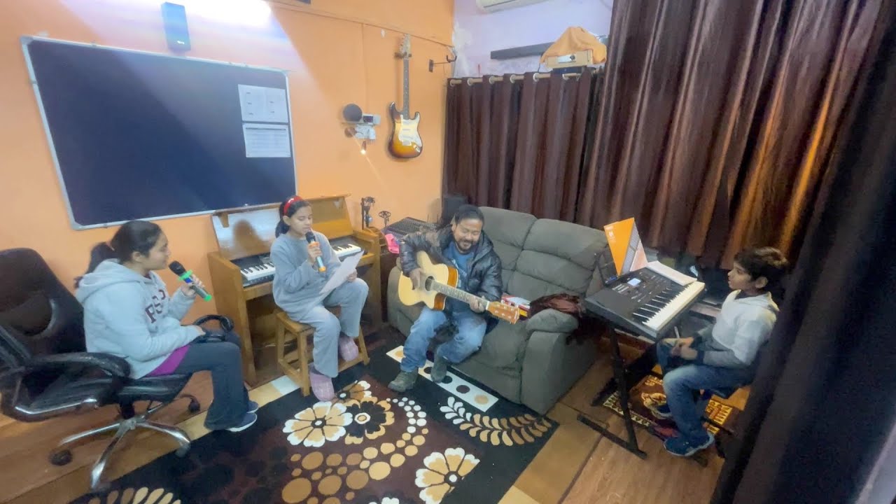 Jam Session | Kids with Teacher :- Vikas Mukhiya - YouTube