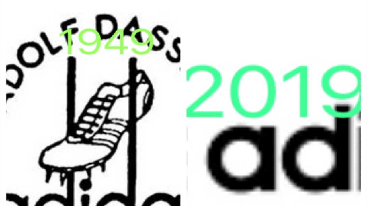 Evolution Of Adidas Logo 1949-2019 - YouTube