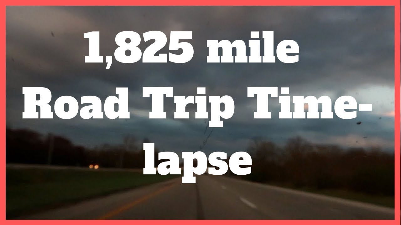 Arizona to Indiana Road Trip Time-lapse - YouTube