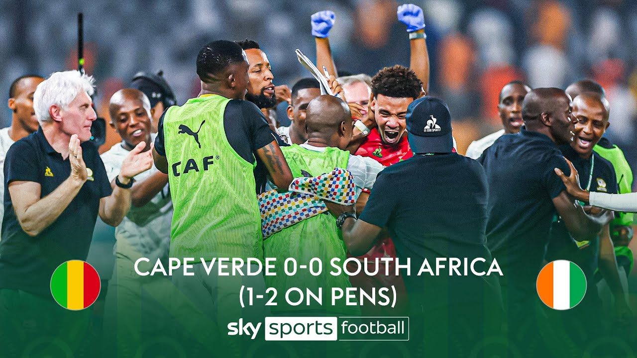 Williams SAVES South Africa’s HOPES ⚡ | Cape Verde 0-0 (1-2 pens) South ...