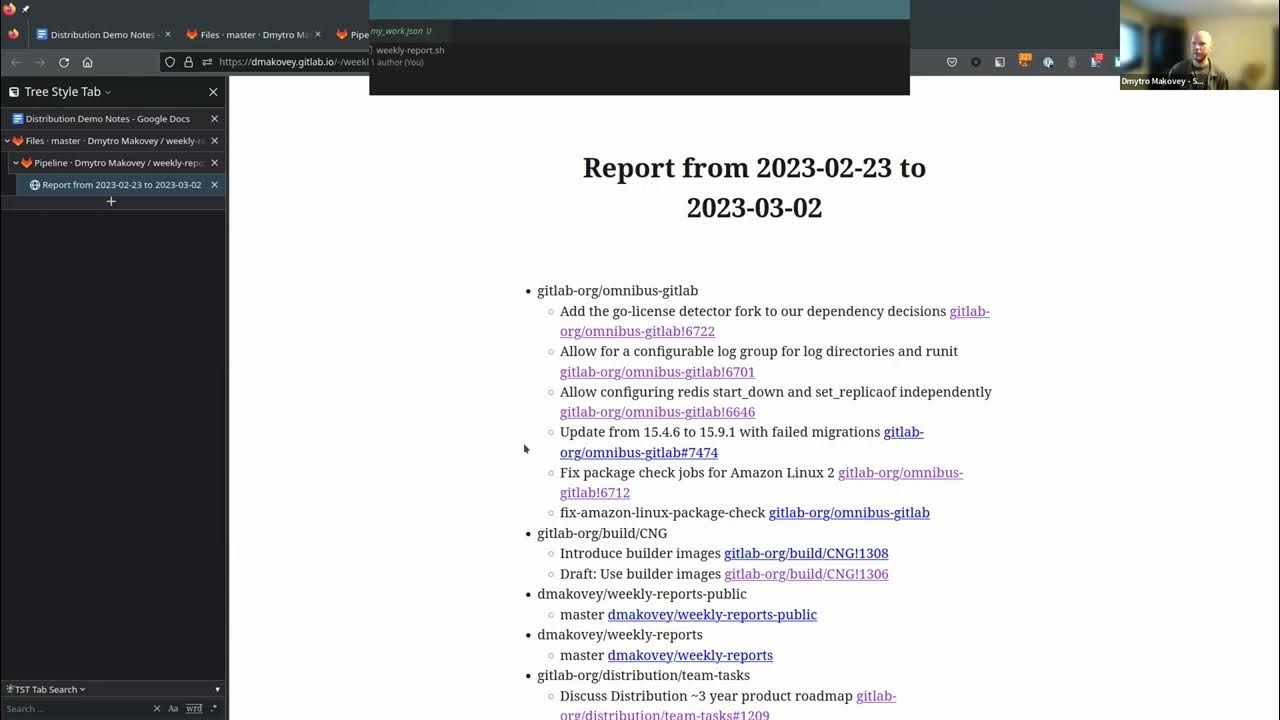 Distribution Team Demo - March 02 - Team reporting scripts - YouTube