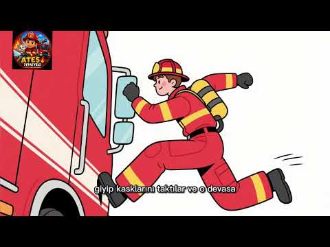     Cesur İtfaiyeci Ateş 🔥 Yangından Minik Kedi Kurtarıyor