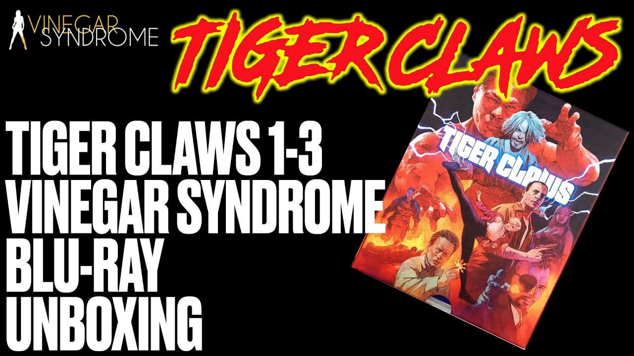 Vinegar Syndrome - Tiger Claws 1-3 Bluray Unboxing Cynthia Rothrock ...