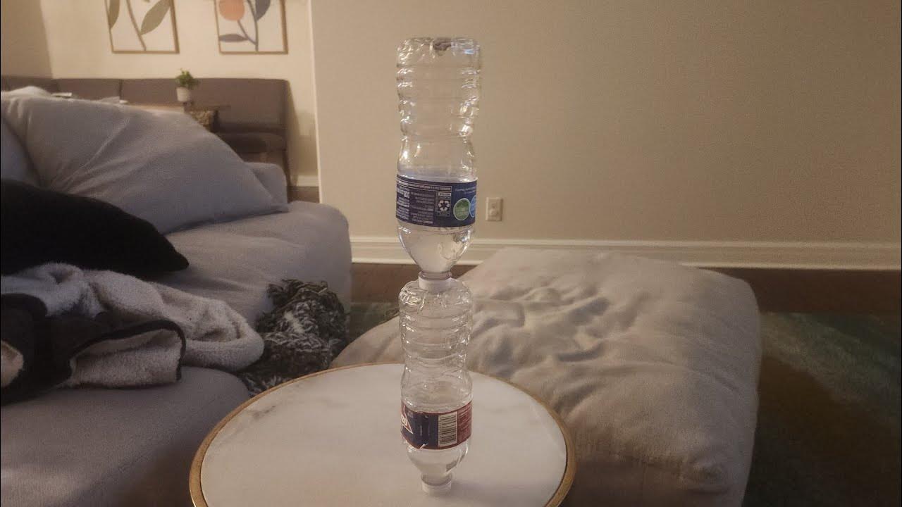 water bottle flip trick shots 6 | mr.mitchell CAP ON BOTTOM! - YouTube