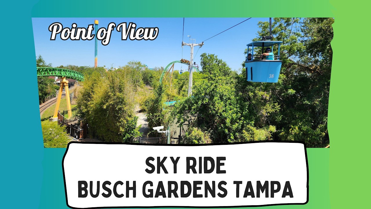 Soaring High: A POV Journey on the Busch Gardens Sky Ride. - YouTube