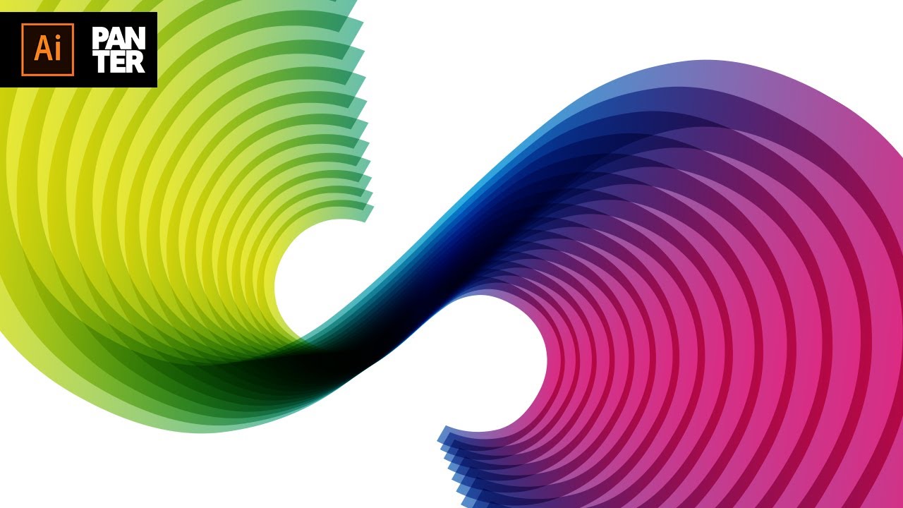 How to Blend Text with Glass Effect in Illustrator - YouTube