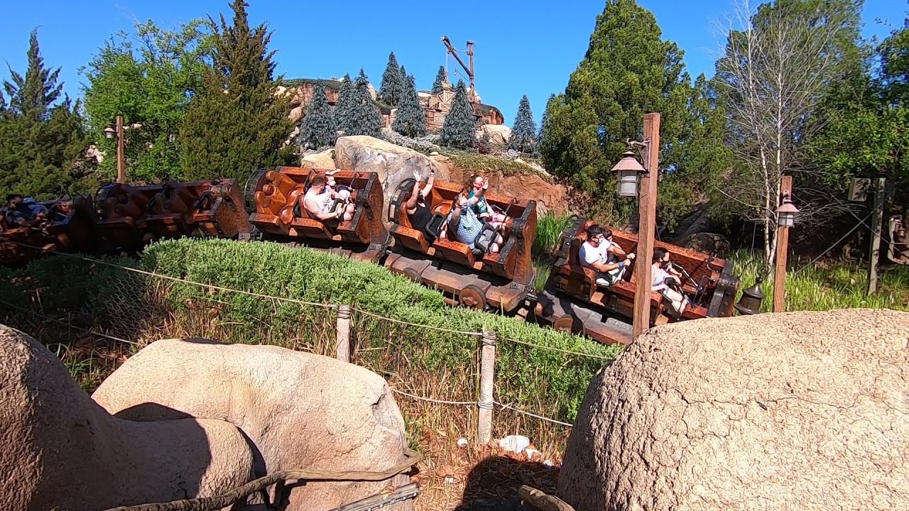 Seven Dwarfs Mine Train 03-24-21 Walt Disney World Magic Kingdom Full ...