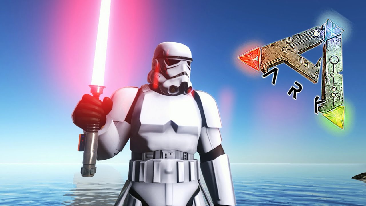 STAR WARS EN ARK!! INCREÍBLE MOD! ESPADAS, PISTOLAS LASER Y MÁS - ARK ...
