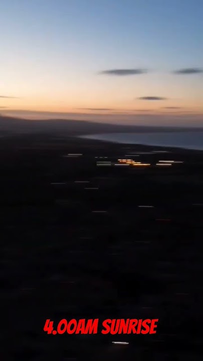 Caught a brilliant shot of sunrise at 4AM 🌞💚!#sun #beautiful #amazing #drone #sky #uk - YouTube