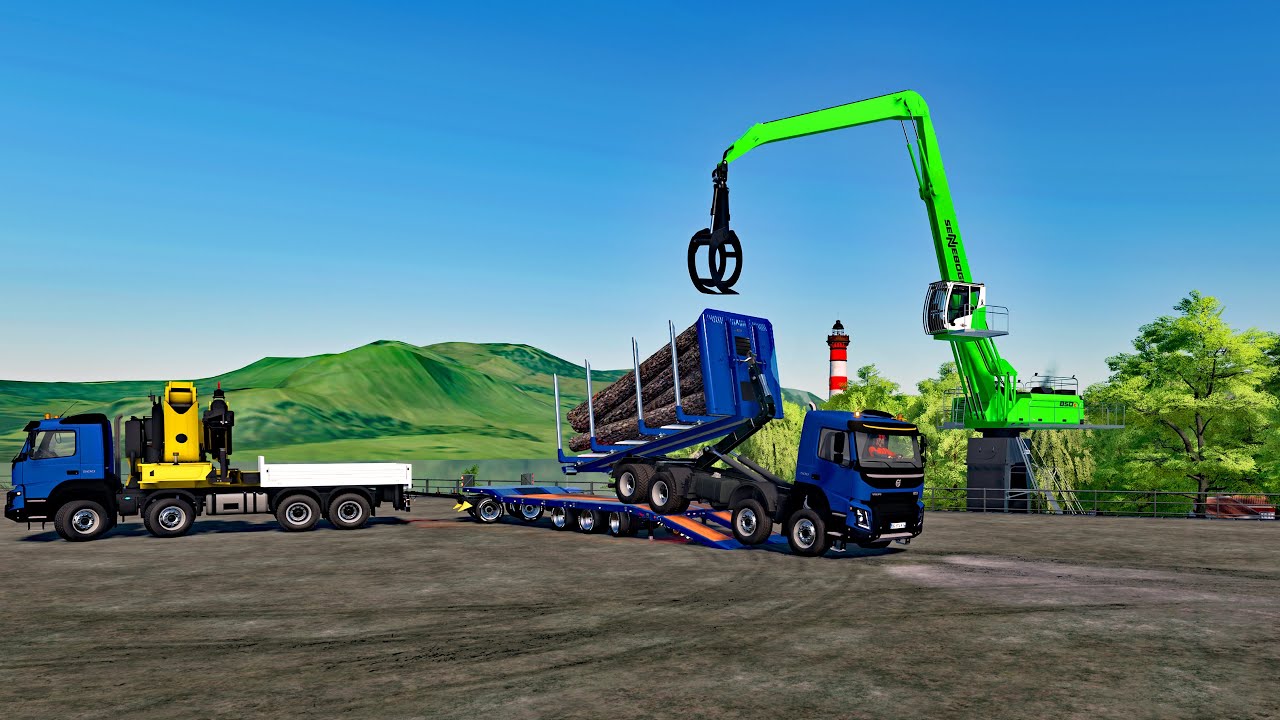 FS22 - Map Bjornholm 015🌲🫐 - Forestry, Farming and Construction - 4K ...