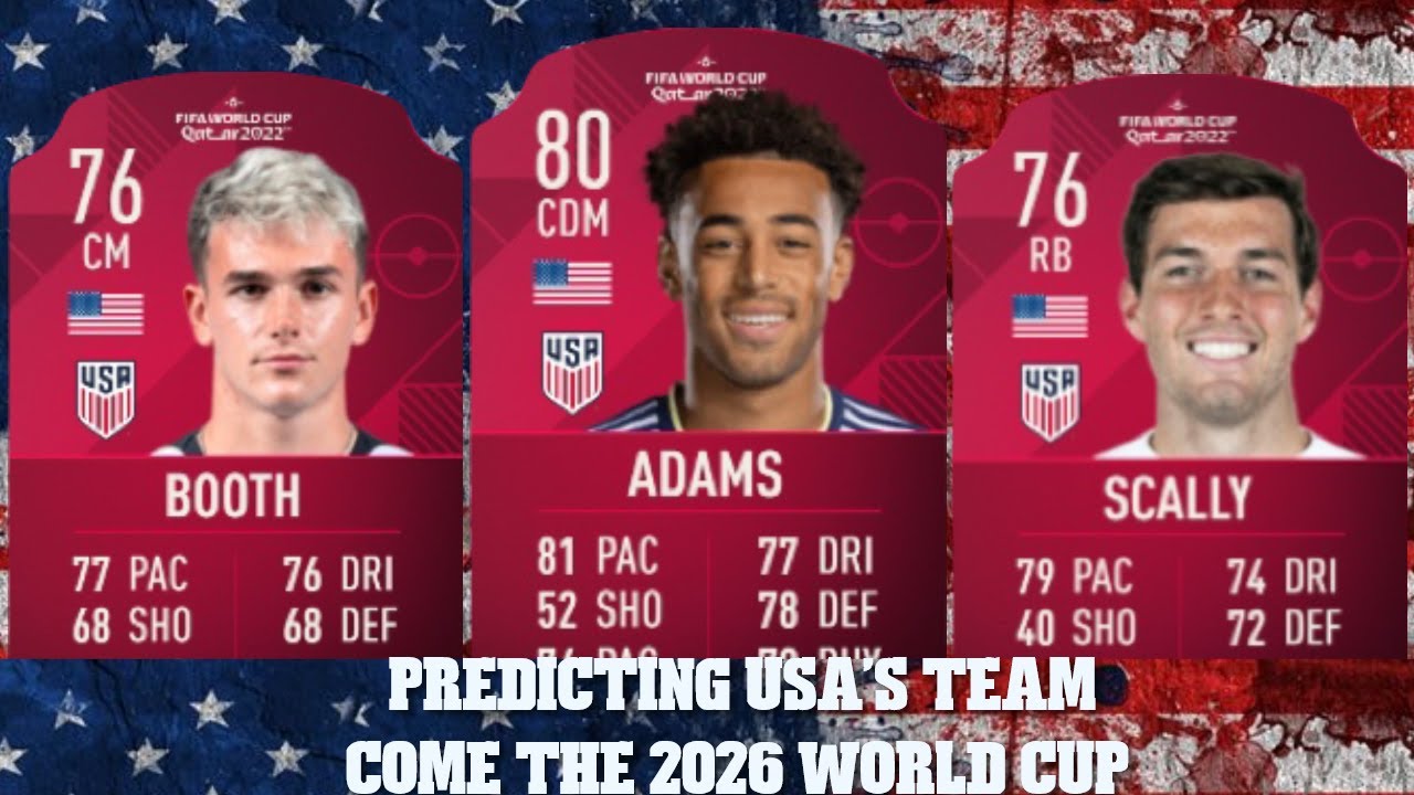 PREDICTING 🇺🇸 USA'S TEAM COME THE 2026 WORLD CUP FT. ADAMS, BOOTH AND ...