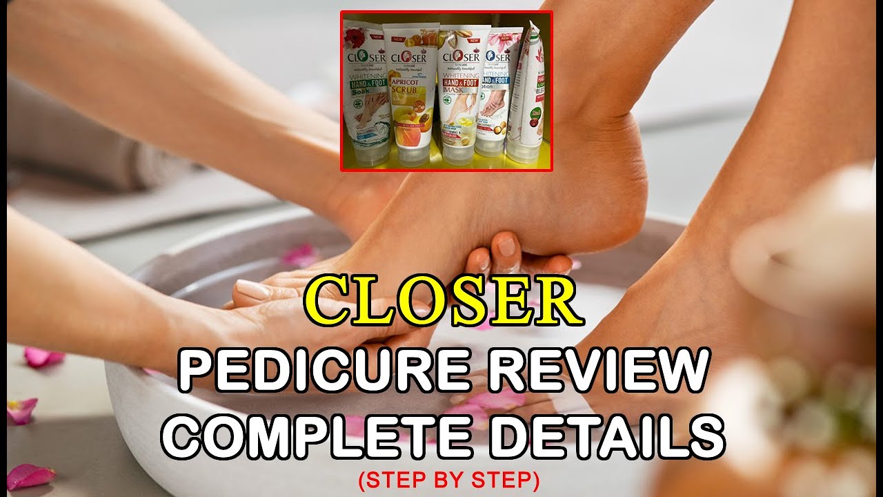 Pedicure at Salon | Pedicure Method StepbyStep| Closer Pedicure Kit ...
