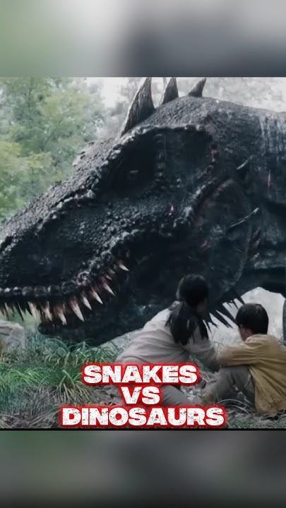 SNAKES VS DINOSAURS#snake #dinosaur #shorts - YouTube