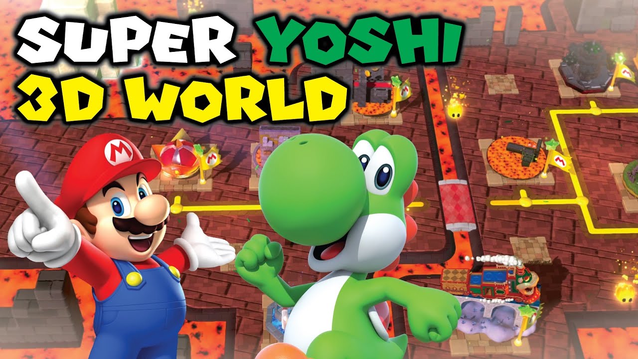 2-Player Super Mario 3D World - Custom Castles! [Super Yoshi 3D World ...