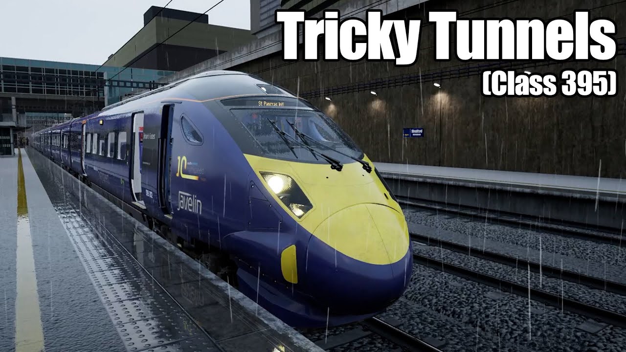Driving The Class 395 Javelin On The Tricky Tunnels Scenario Youtube