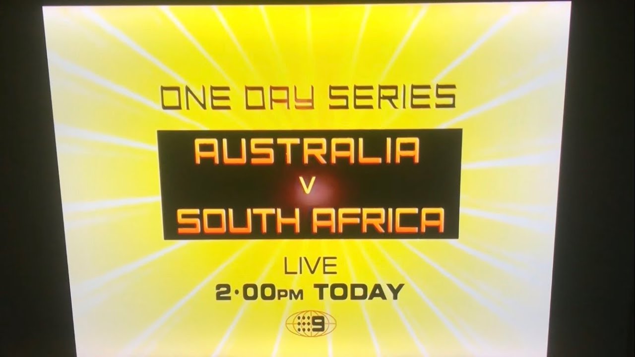 Channel Nine Cricket Australia vs South Africa VB Series 2005/06 Promo ...