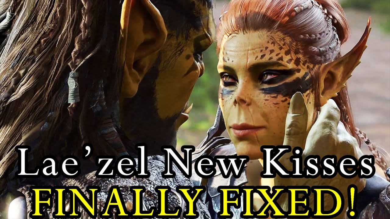 Lae'zel New Kisses FIXED! | All Kisses | Patch 6 | Baldur's Gate 3 ...