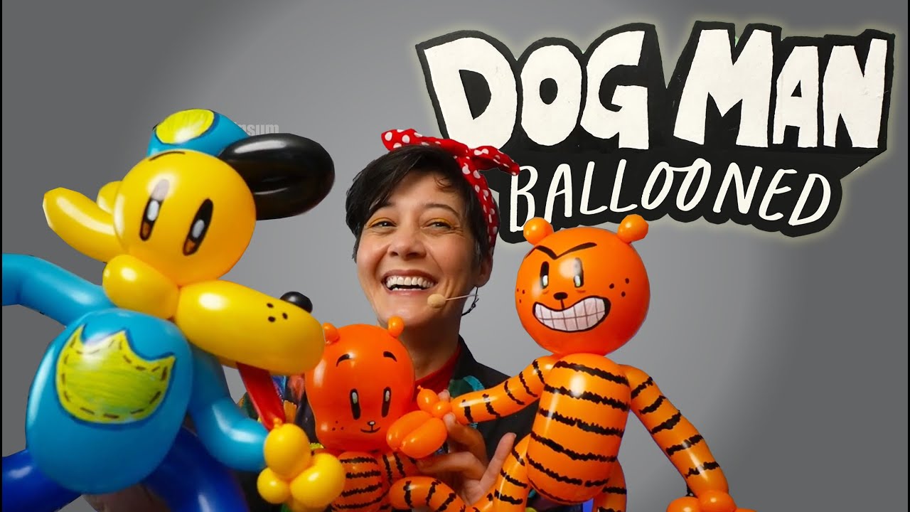 🎈🚓I made Dog Man characters out of Balloons!🐶😄 - YouTube