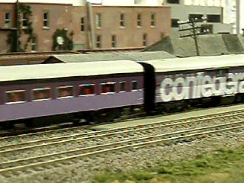 Canadian Confederation Train departs Jackson - YouTube