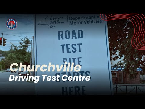 Churchville DMV Road Test Routes New York - YouTube