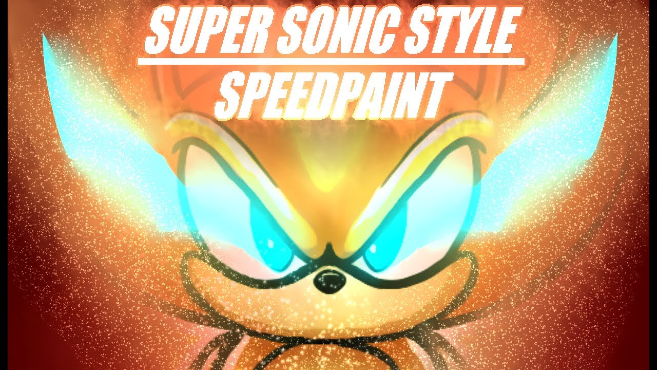 [Personal Art] Sonic Frontiers Fanart -🟡Super Sonic Style🟡| Speedpaint ...