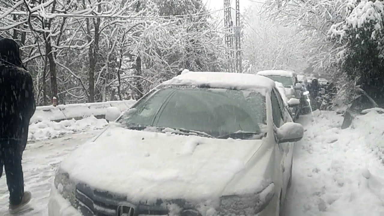 Heavy Snow Falling | Road Car Jams in Snow Falling Video | Wonderful ...