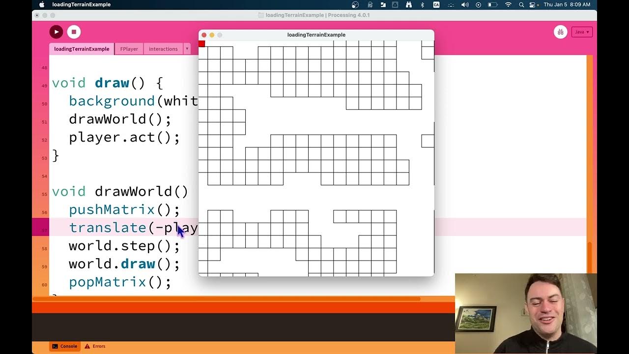 Making a Platformer in Processing with Fisica Part 5: Making The Camera Follow the Player - YouTube