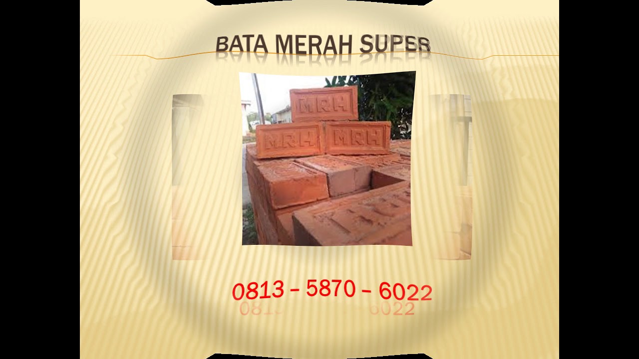 Bata Merah Pres MRH Sidoarjo, 0813 – 5870 – 6022 (WA) - YouTube